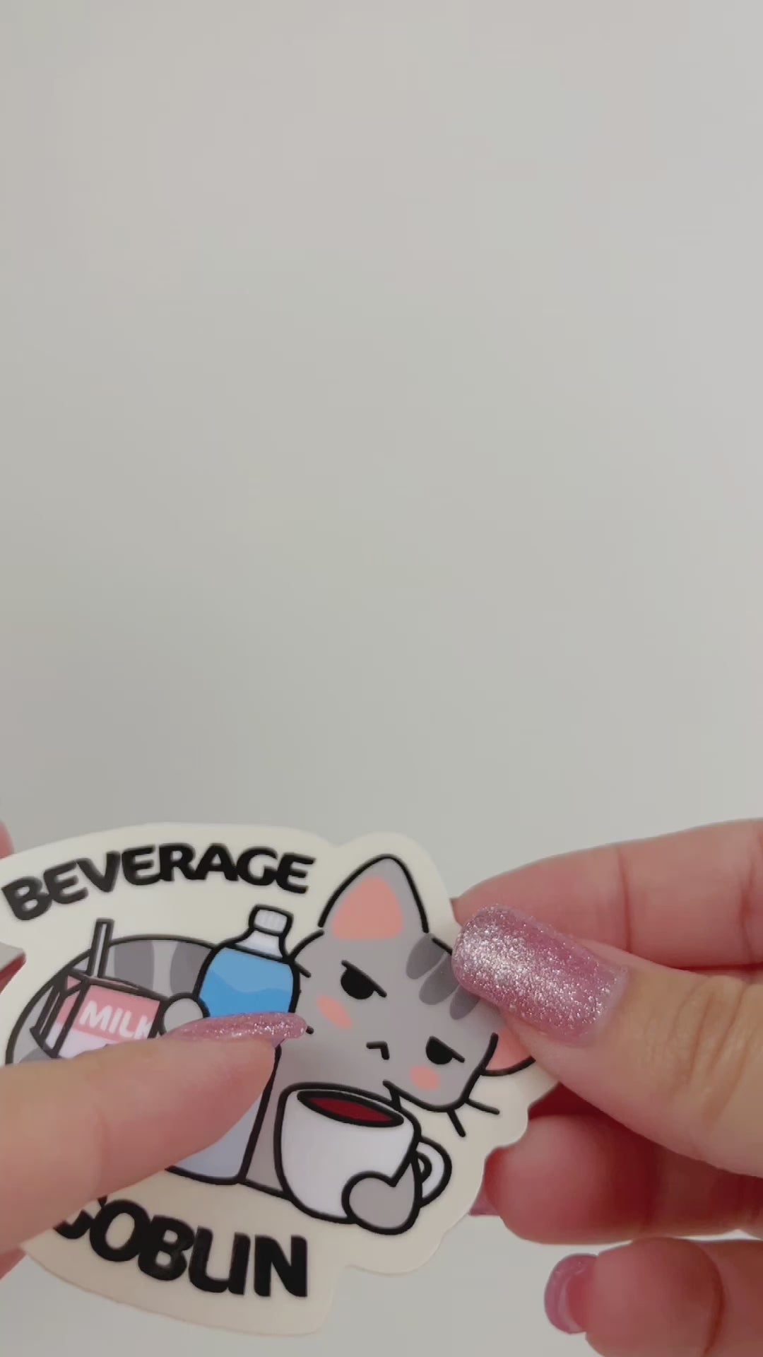 Beverage Goblin Sticker – Kittie Treats Shop